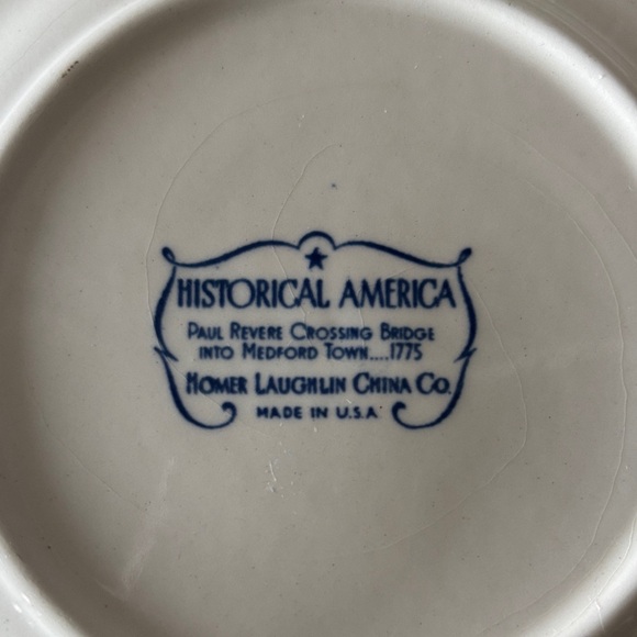 Homer Laughlin | Dining | Homer Laughlin Historical America Plate With ...